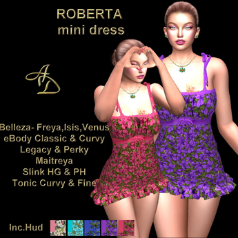 Second Life Marketplace - ROBERTA_mini dress DEMO